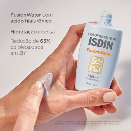 Protetor Solar Facial Isdin - Fotop Fusion Water 5 Stars FPS60 - Época Cosméticos | Época Cosméticos